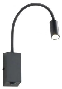 Redo Redo 01-1194 - LED Flexibilní lampička HELLO LED/3W/230V černá UN0020