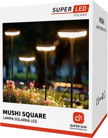 4x Solární lampa Led zahradní zapichovací lampa Led světelné houby