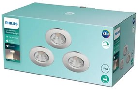 Philips - SADA 3x LED Stmívatelné koupelnové svítidlo DIVE LED/5,5W/230V IP65