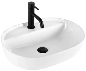 REA-U4620 - Umyvadlo na desku AURA 38,5x50,5 cm keramika/lesklá bílá REA-U4620