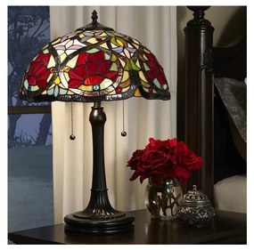 Elstead QZ-LARISSA-TL - Stolní lampa Tiffany LARISSA 2xE27/60W/230V QZ-LARISSA-TL
