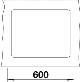 Granitový dřez Blanco SUBLINE 500 F InFino bílá bez táhla