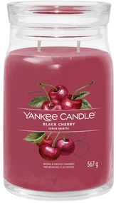 Yankee Candle – Signature svíčka Black Cherry (Zralé třešně) Velikost: velká 567 g