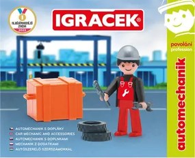 EFKO Figurka Igráček Automechanik / Kloubová / Povolání / 7,5 cm / s d