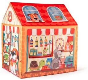 Woody Dětský stan domeček Pet Shop, 95 x 72 x 102 cm