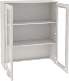 Nástavec na komodu HAMAR bílý 85 x 35 x 100 cm borovice 340505