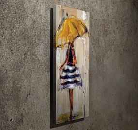 Obraz na plátně Rain ballet PC082 30x80 cm