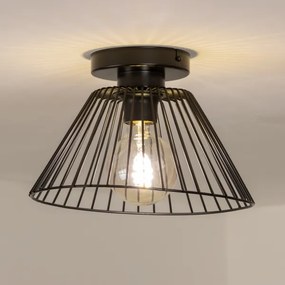 Brilagi - LED Přisazený lustr CERIA WIRE 1xE27/40W/230V pr. 30 cm černá