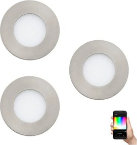 Eglo 32882-SADA 3x LED RGB Stmívatelné podhledové svítidlo FUEVA-C LED/3W/230V