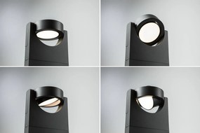 P 94407 Venkovní stojací svítidlo Swivea antracit IP44 8W 230V teplá bílá nastavitelná hlava svítidla - PAULMANN