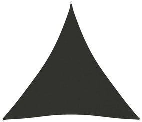 vidaXL Stínící plachta oxford trojúhelníková 4,5x4,5x4,5 m antracitová