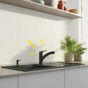 Grohe QuickFix Start - Dřezová baterie s výsuvnou sprškou matná černá
