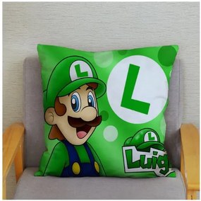 Potah na polštáře 45 x 45 cm "LUIGI" Motiv: Luigi