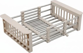 Teleskopický odkapávač na dřez REA P14487B, béžový