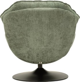 Šedozelené otočné křeslo Retro Style – Mauro Ferretti