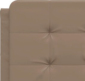 Rám postele bez matrace Zadar cappuccino 120 x 200 cm umělá kůže 3208856