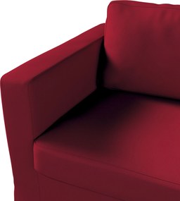 Potah na pohovku IKEA  Karlstad 3-místná, nerozkládací, dlouhý barva červená látka pletený vzor