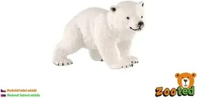 ZOOTED Figurka Medvěd lední mládě / Plast / 6 cm / od 3 let