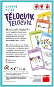 DINO Chytré kvízy - Tělocvik / 60 karet / od 5 let