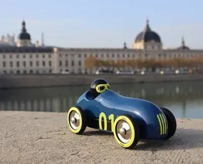 Vilac Dřevěné auto Old Sport Compet tmavě modrá