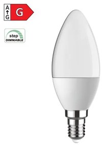 Diolamp SMD LED žárovka matná Candle C37 7W/230V/E14/6000K/570Lm/230°/Step Dim