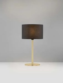 LED černo-zlatá stolní lampa Sibnia