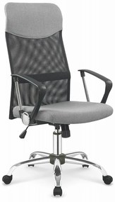 Kancelářská otočná židle VIRE - látka, síť, více barev Šedá (látka)