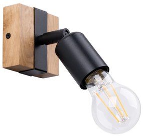 Sollux Lighting Nástěnné svítidlo ZUCA Černá