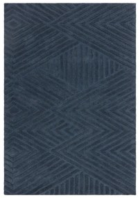 Tmavě modrý vlněný koberec 120x170 cm Hague – Asiatic Carpets