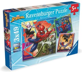 Ravensburger 120041153 marvel: spider-man 3 × 49 dílků