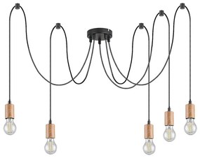 Rabalux 72075 - Lustr na lanku DOLLIEN 5xE27/60W/230V pavouk buk