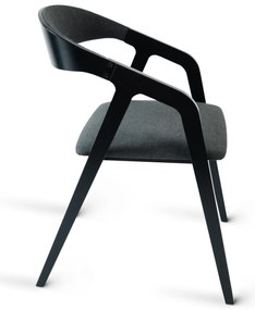Murdia Jídelní židle FRAME SOFT buk černá