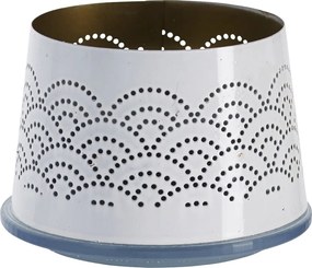 SPAAS Stínítko bílé vzor LACE