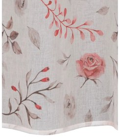 Bílo-růžová záclona 135x45 cm Rose – Sehlbach