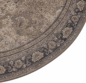Koberec INKA Oriental hnědý kruh