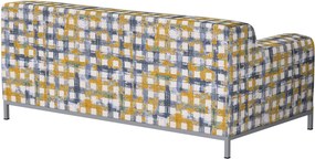 Potah na pohovku IKEA  Kramfors 2-místná barva modrá látka pletený vzor, vzorované
