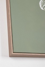 BIZZOTTO Zelený obraz v rámu 60 x 60 cm s profilem vpravo 0245288