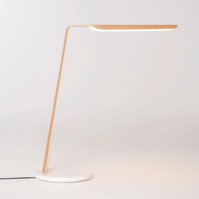 Stolní lampa Swan, více variant - TUNTO Model: přírodní bříza, QI bezdrátová technologie