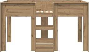 Patrová postel pro děti Artisanový dub 90 x 190 cm 3410482