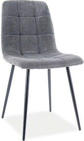 CZ Nábytkář - Kasvo Jídelní židle ALIM | Varianta: nohy černé / látka fjord 79 olivová