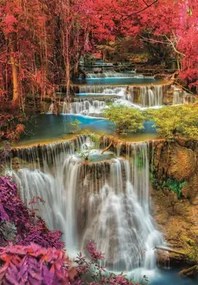 CLEMENTONI Puzzle Barevné thajské vodopády / 1000 dílků / od 14 let