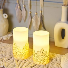 Pauleen Cosy Charm Candle LED svíčka 2 ks, vosk