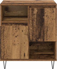 Servírovací skříň 3 ks Staré dřevo 60 x 35 x 70 cm 3394563
