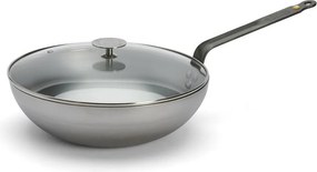 Ocelová pánev WOK de Buyer MINERAL B 24cm zaoblený