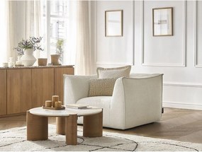 Béžové manšestrové křeslo Giorgia – Bobochic Paris