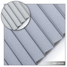 Plisa Termoizolaèní plisovaná roleta Grey Silver 53 cm x volitelná výška