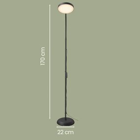 LED stojací lampa se stmíváním a flexibilním ramenem LFLB35017BD02