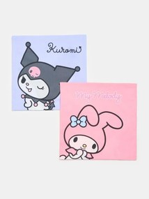 Sinsay - Bavlněné povlaky na polštář Hello Kitty and Friends 2 pack - vícebarevná