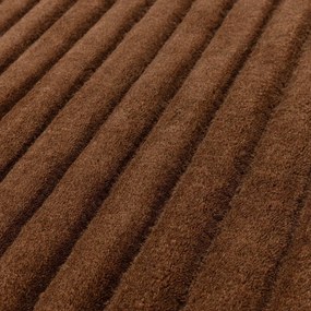 Tmavě hnědý ručně tkaný vlněný koberec 160x230 cm – Asiatic Carpets