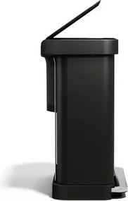 Simplehuman 58 l (34/24) matná černá ocel / Pedálový odpadkový koš na